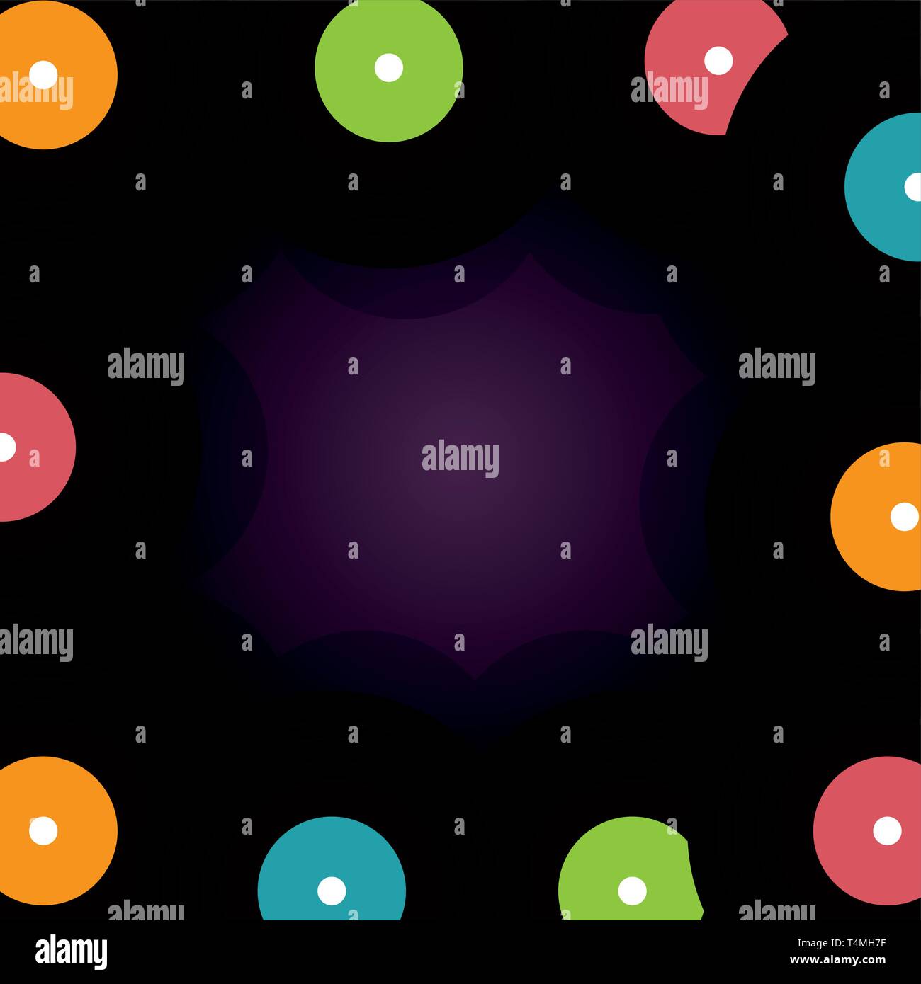 vinyl disc pattern background Stock Vector Image & Art - Alamy