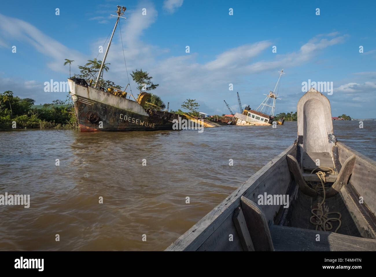 Maroni river near Saint-Laurent, Guyana, Saint-Laurent-du-Maroni ...