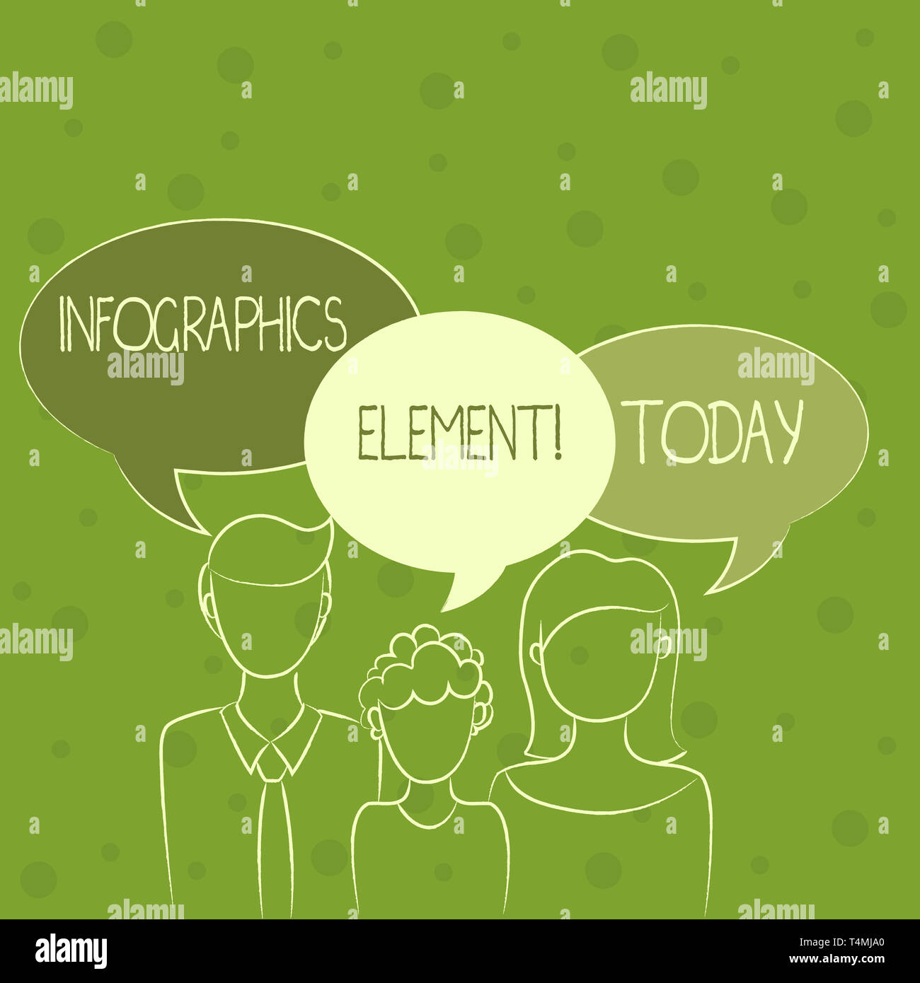 Conceptual hand writing showing Infographics Element. Concept meaning ...