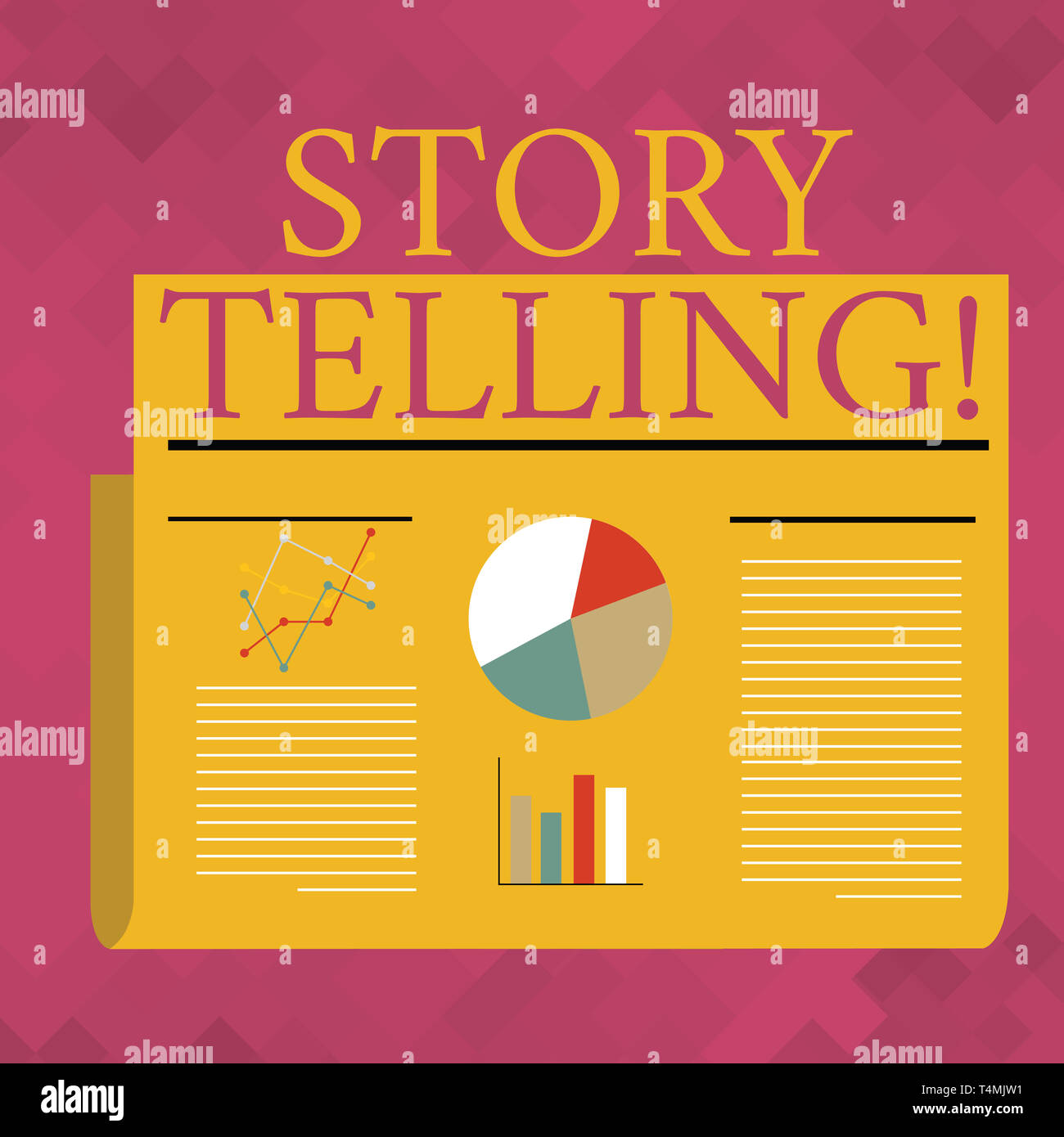 Text sign showing Storytelling. Business photo text activity writing ...