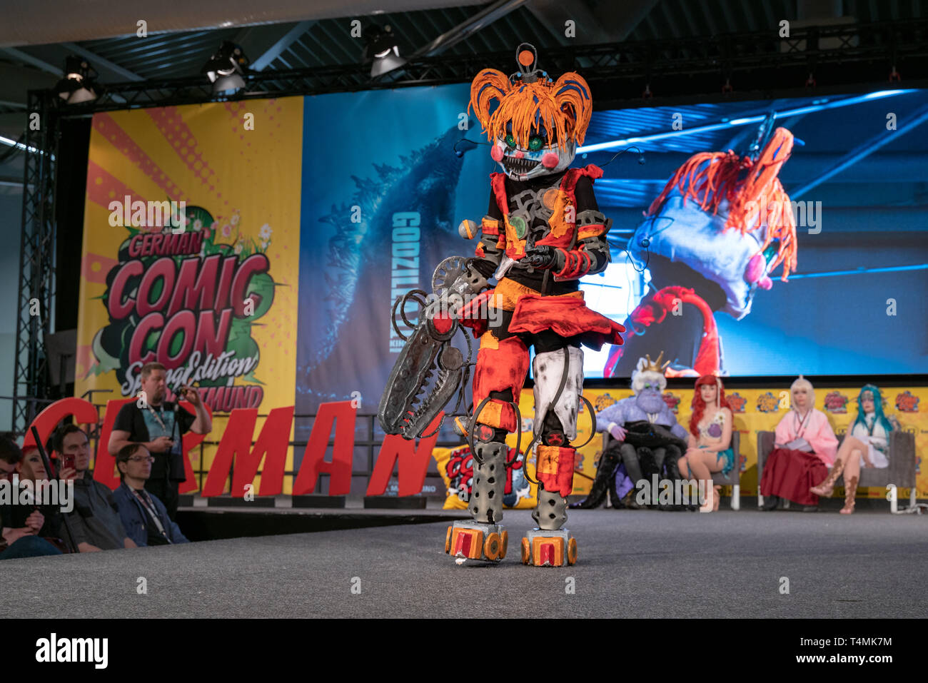DORTMUND, GERMANY - April 13th 2019: Cosplayer performing in the ...