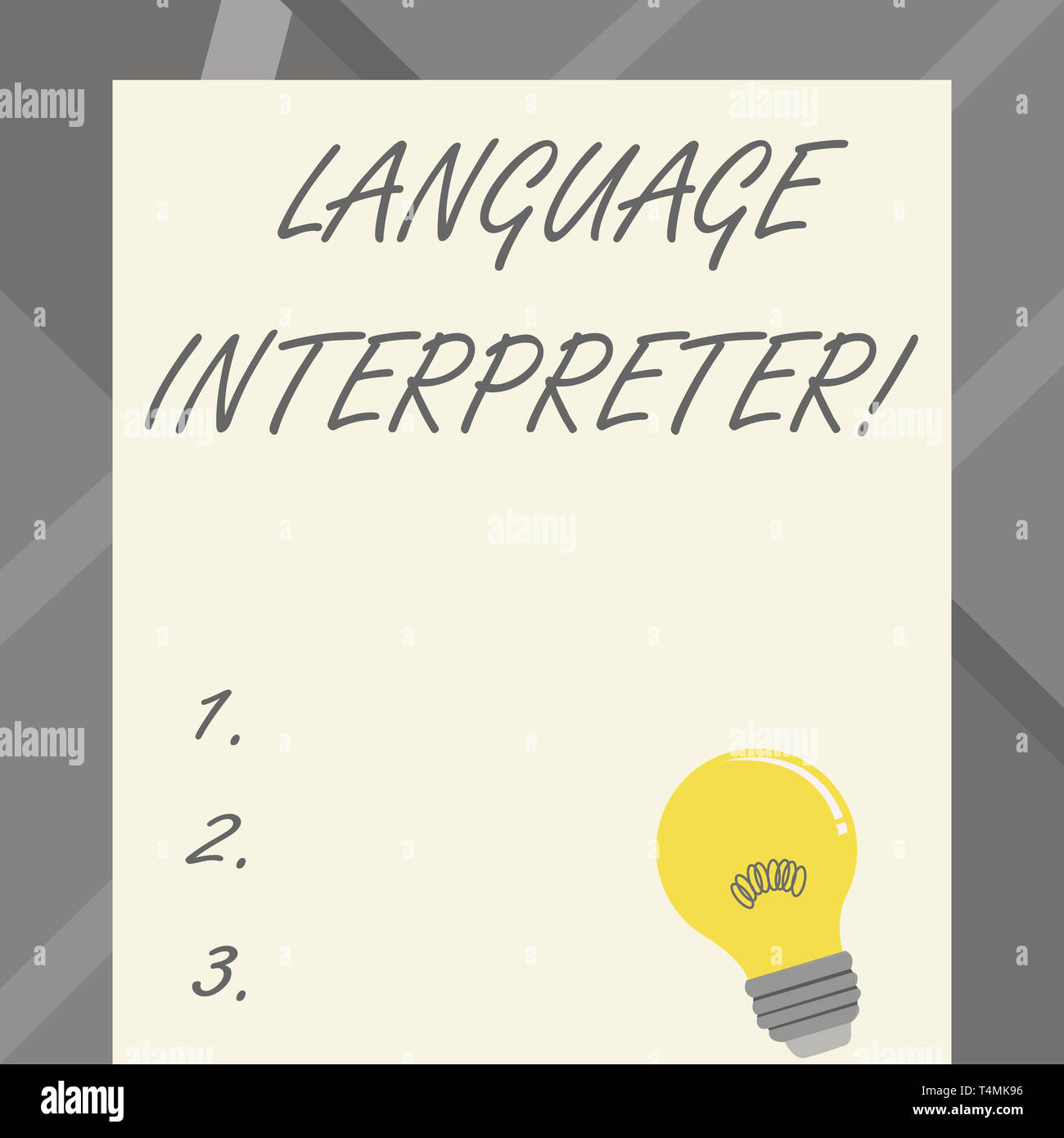 Word writing text Language Interpreter. Business photo showcasing ...