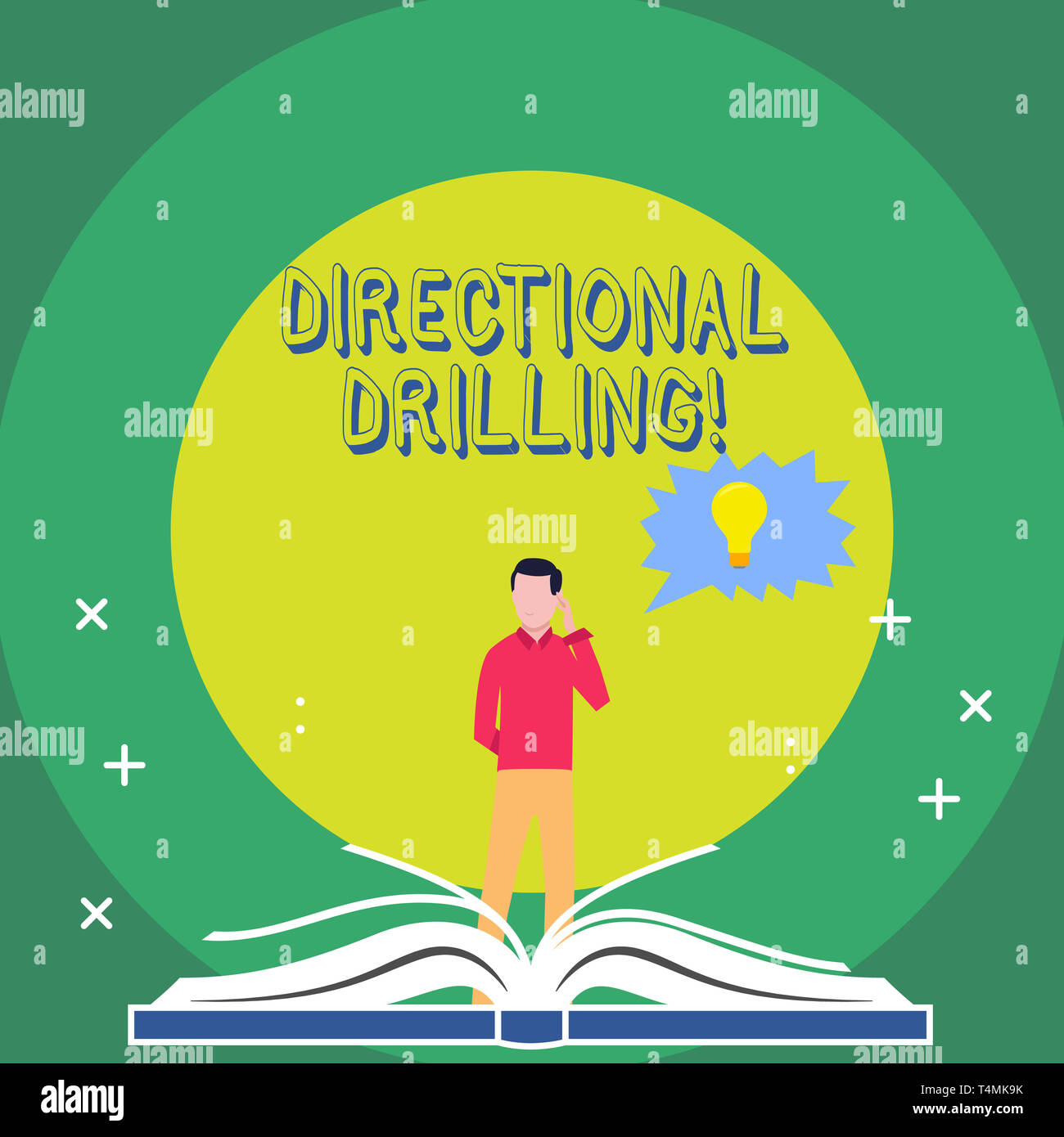 Word writing text Directional Drilling. Business photo showcasing ...