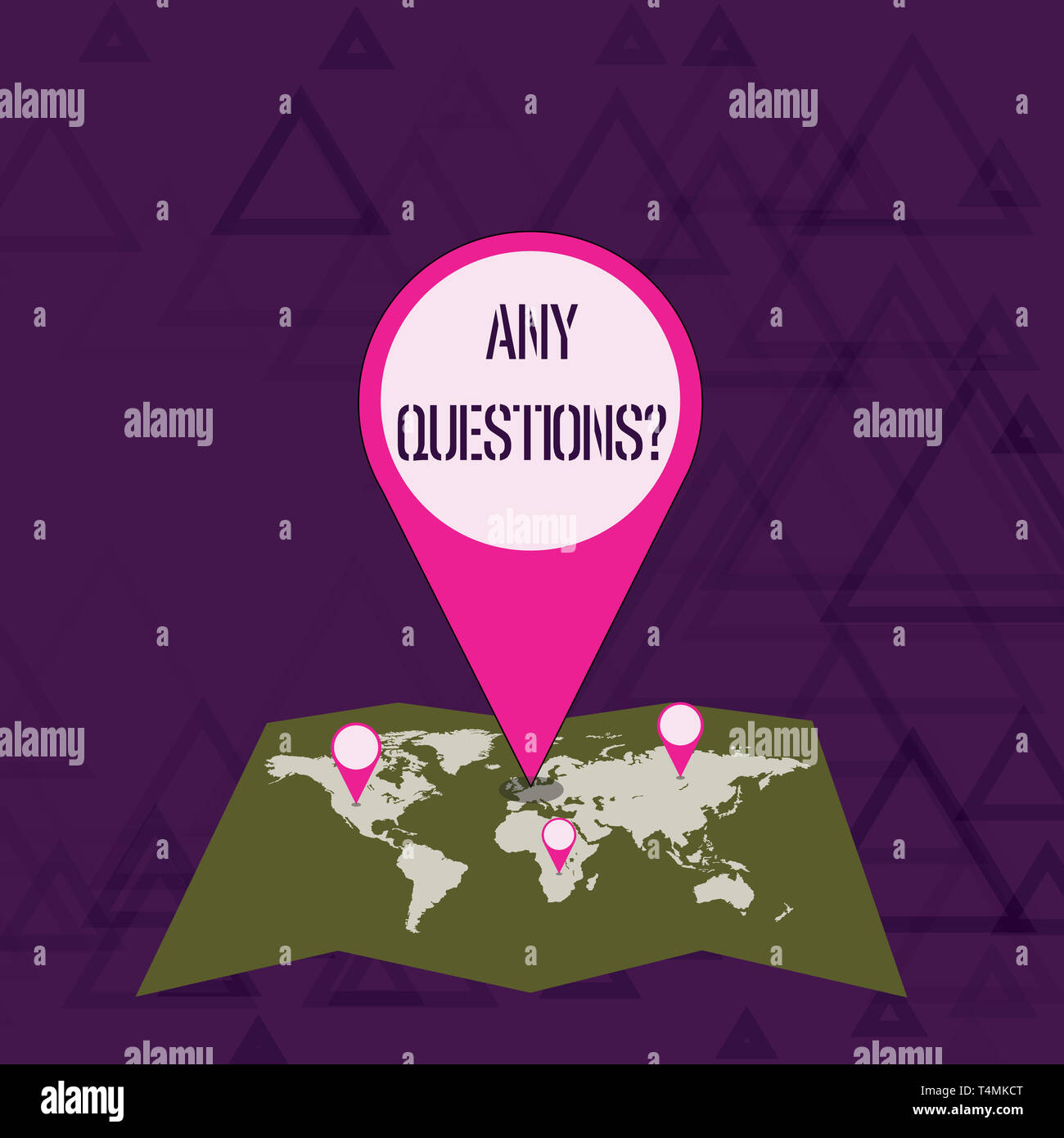 Writing note showing Any Questions Question. Business concept for you ...