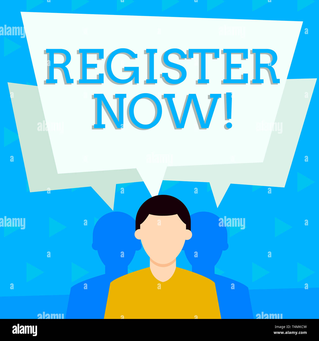 Handwriting text Register Now. Conceptual photo official list or record ...