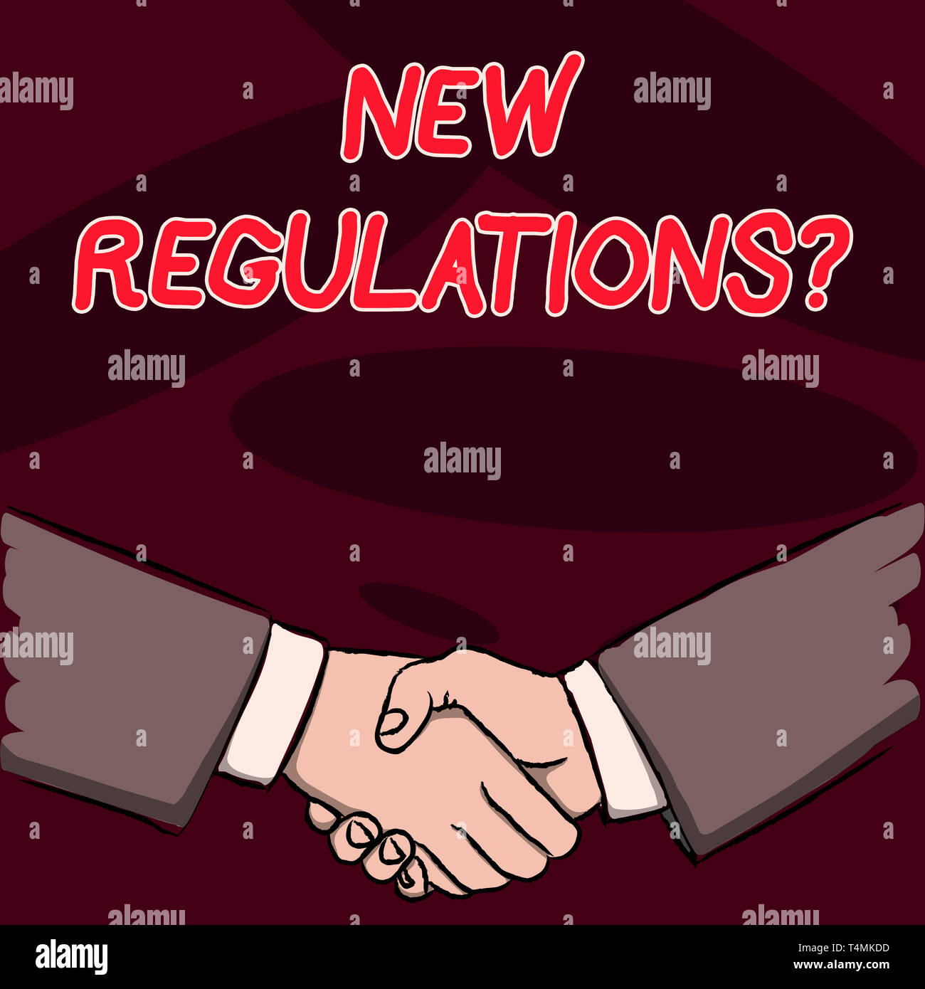 Text sign showing New Regulations question. Business photo showcasing ...