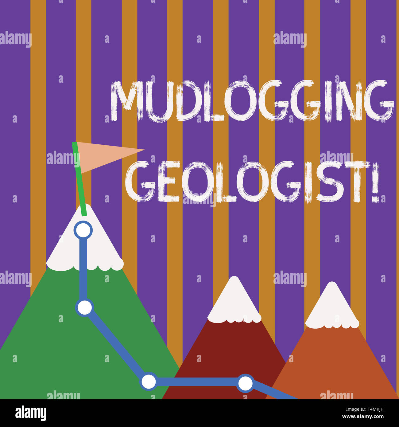 Text sign showing Mudlogging Geologist. Business photo showcasing ...
