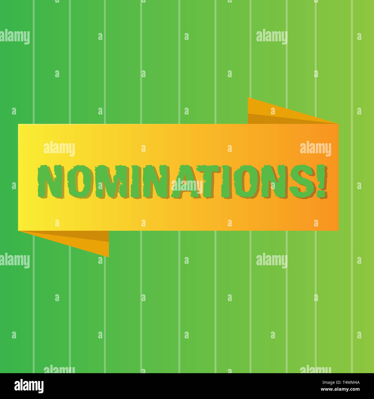 Word writing text Nominations. Business photo showcasing action of ...