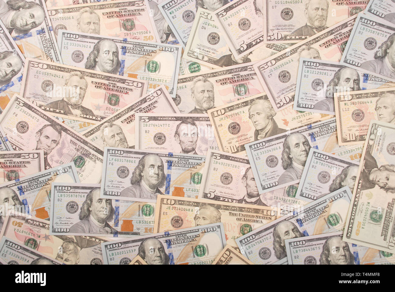 Background from dollar banknotes. Abstract money background raster ...