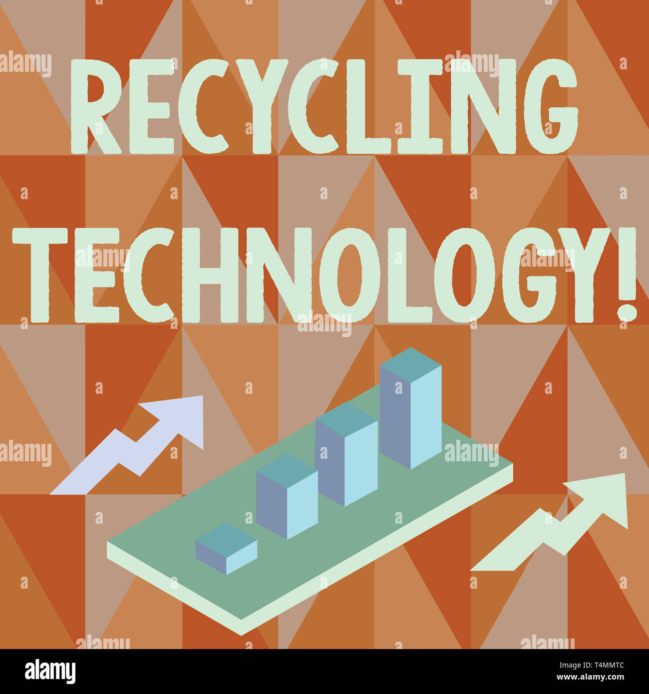Word writing text Recycling Technology. Business photo showcasing the ...