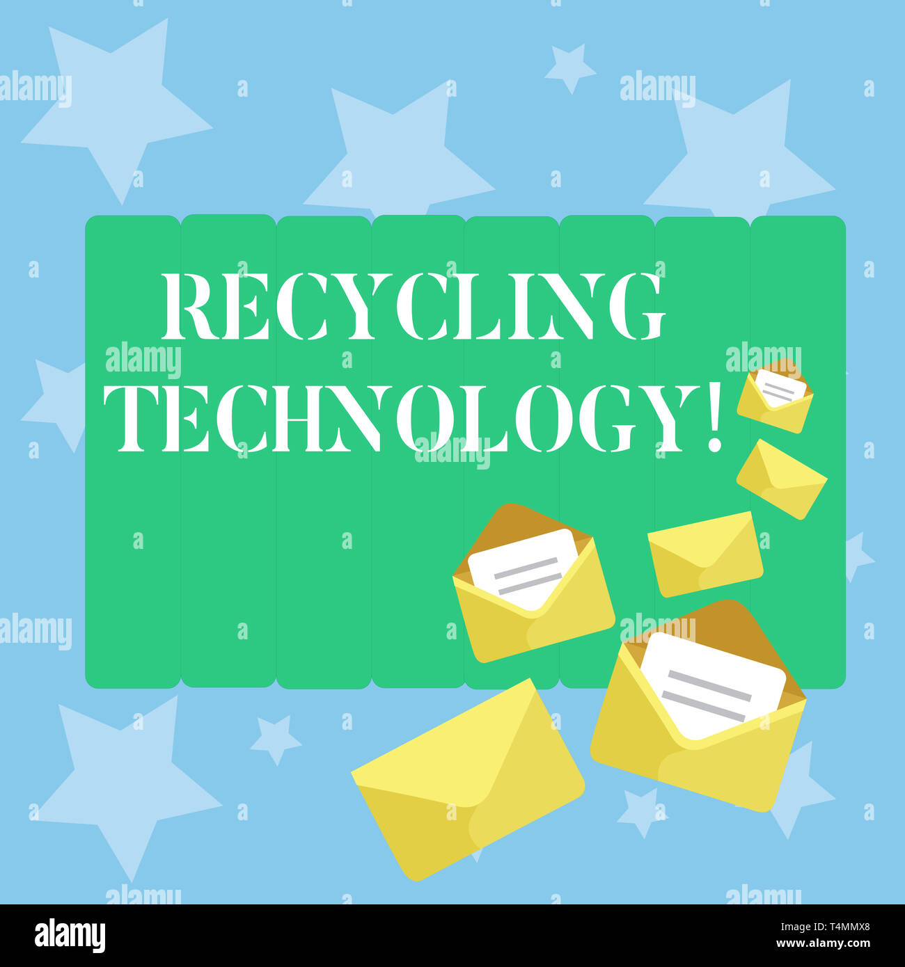 Handwriting text writing Recycling Technology. Conceptual photo the ...