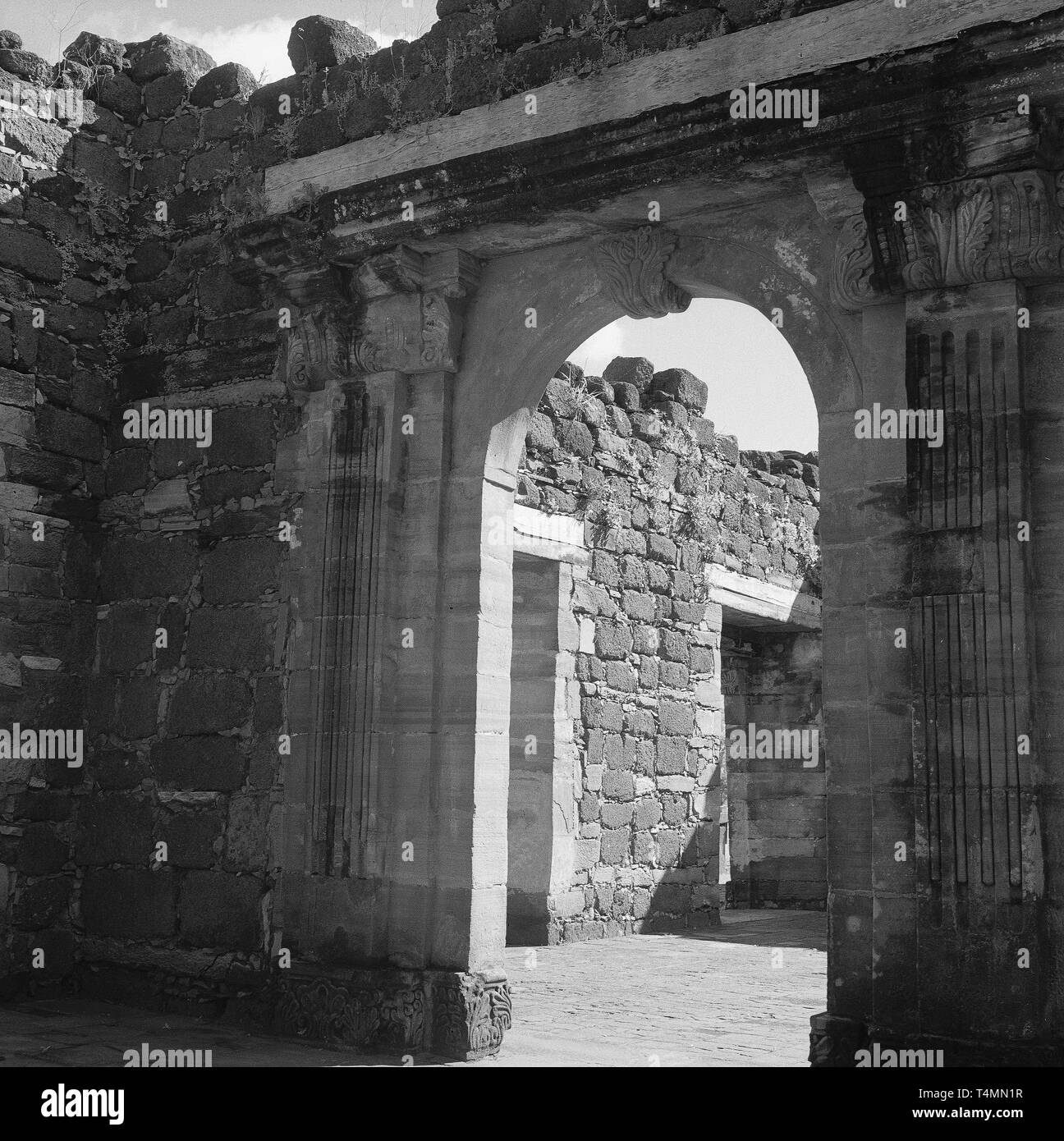 View from the passage of the courtyard - garden into the dining room ...