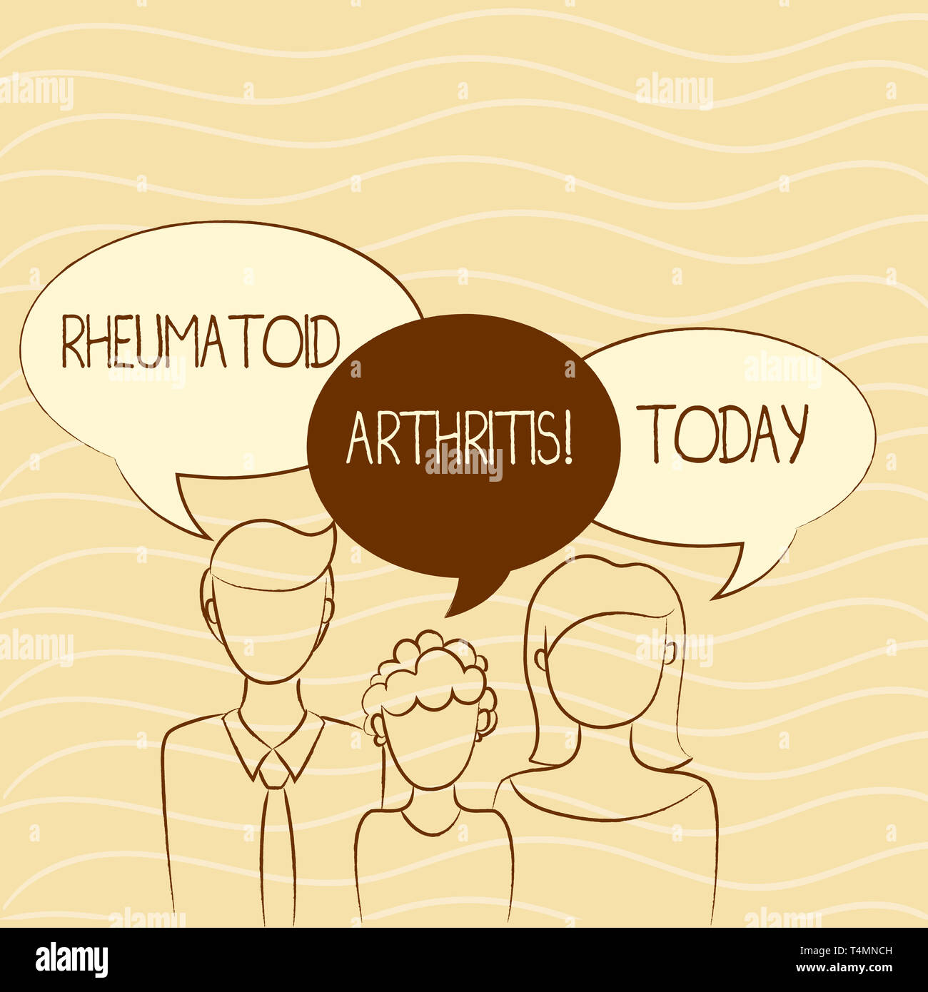 Writing note showing Rheumatoid Arthritis. Business concept for chronic ...