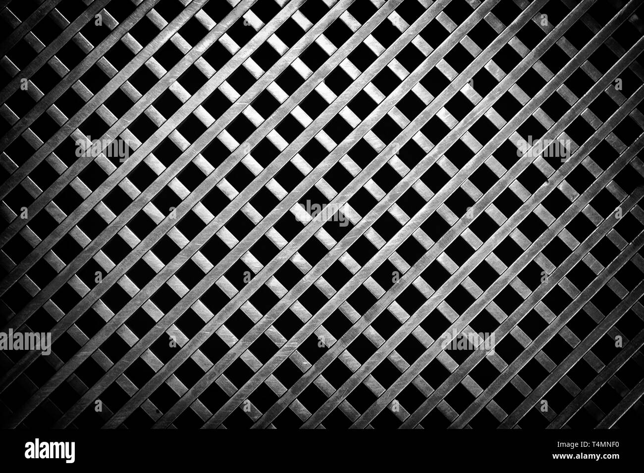 Dark grey steel grid texture. Halftone simple image Stock Photo - Alamy