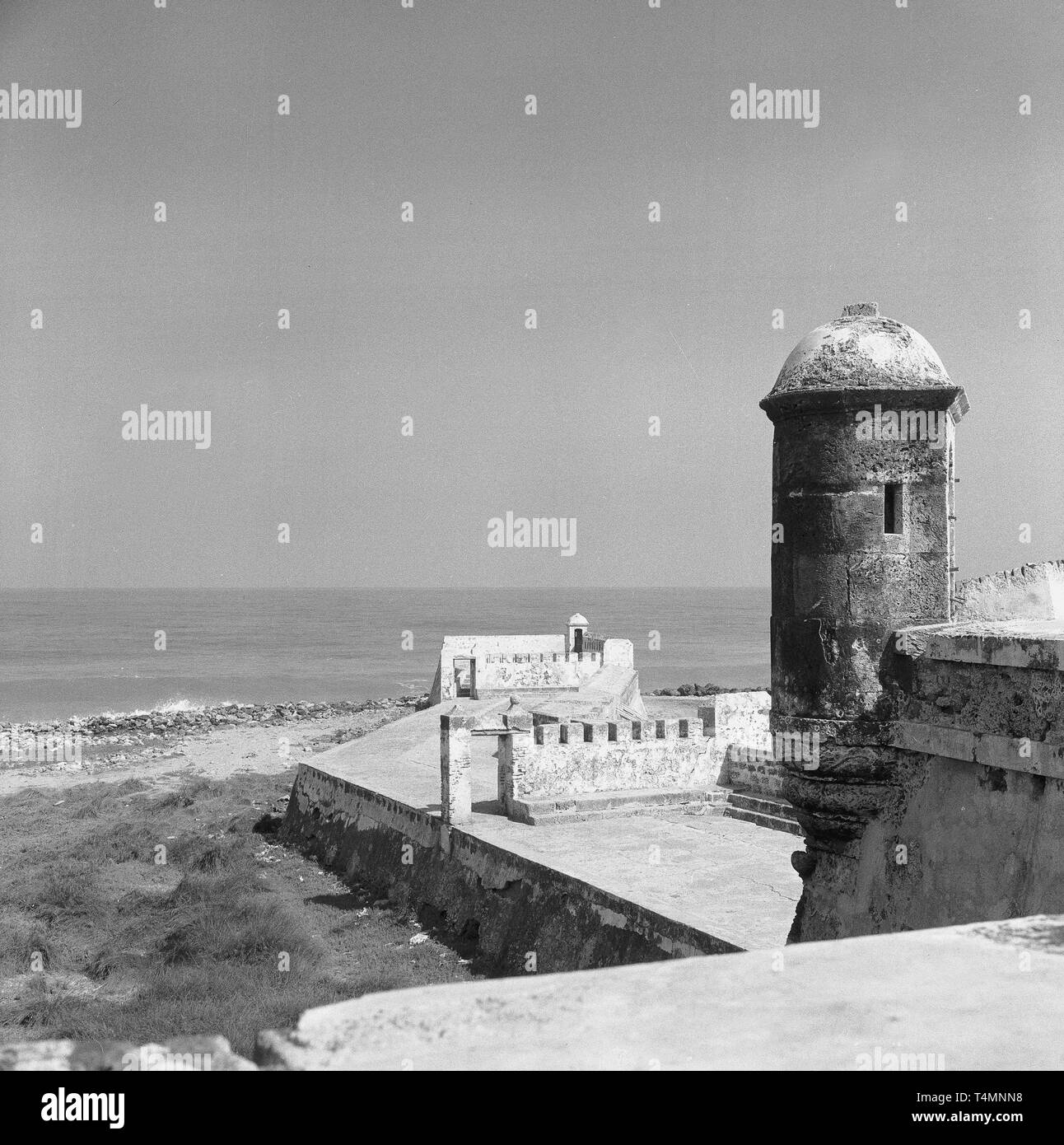 Old ramparts of Cartagena, where Saint Peter Claver was working ...