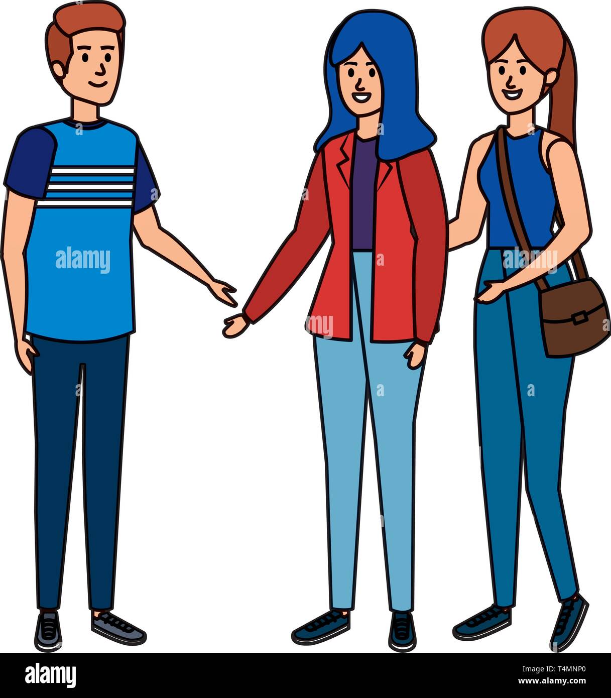 group of people characters Stock Vector Image & Art - Alamy