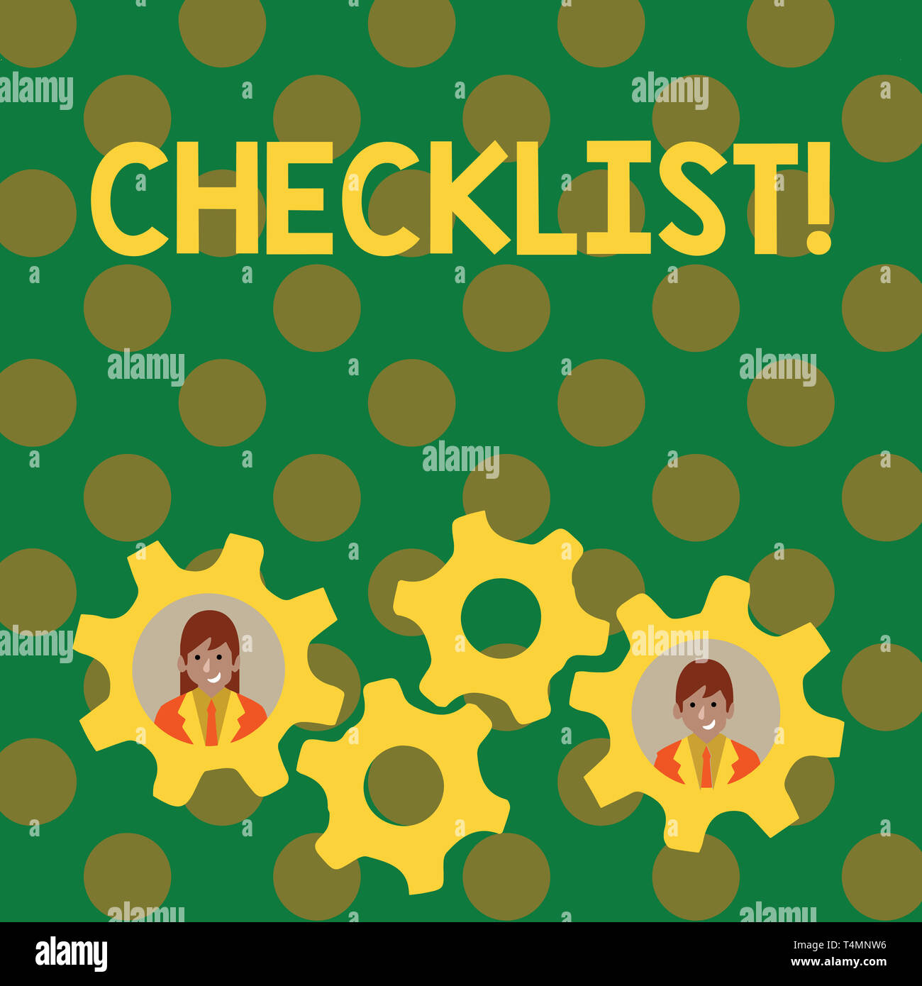 Text sign showing Checklist. Business photo showcasing list items ...