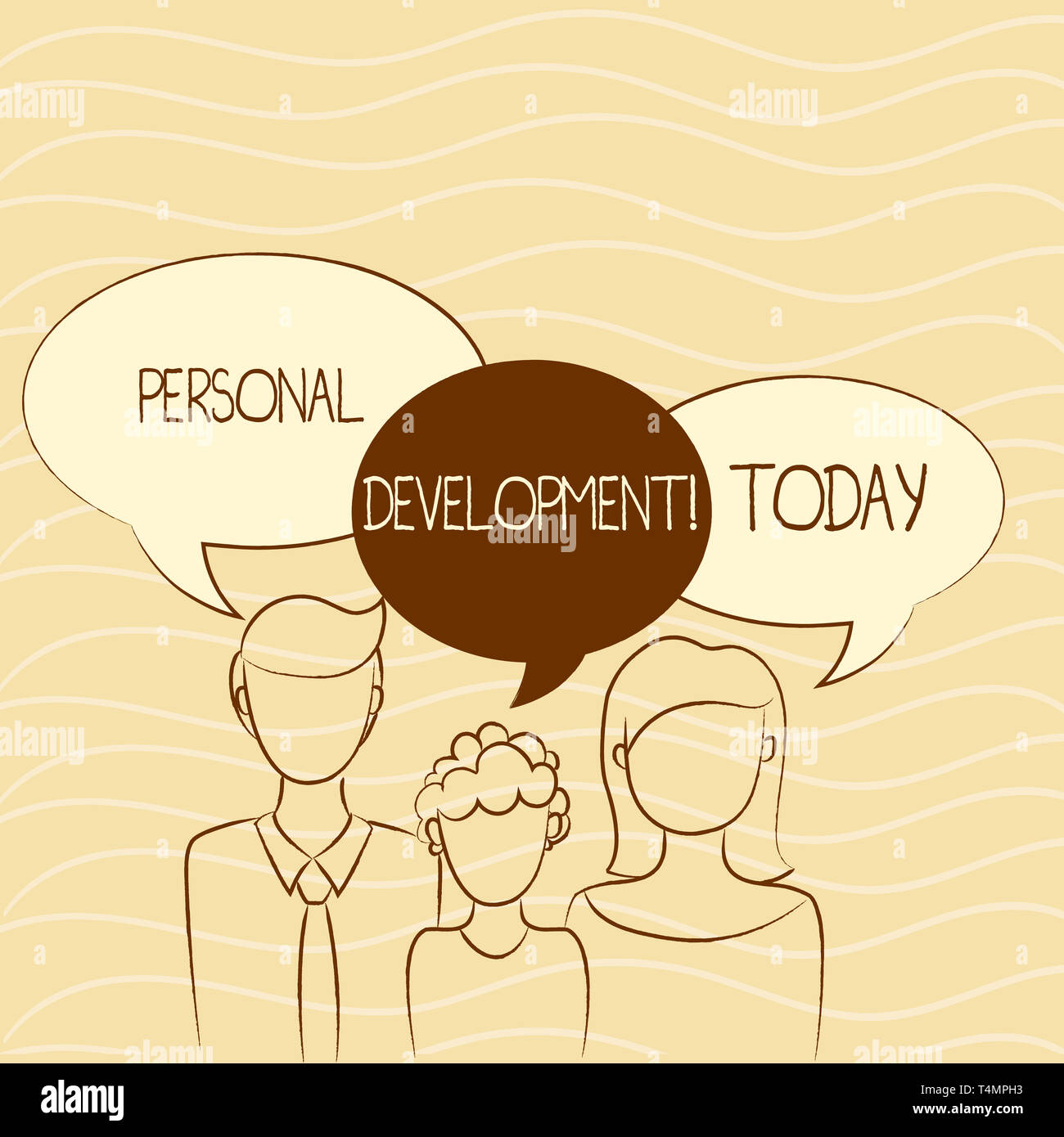 Writing note showing Personal Development. Business concept for process ...