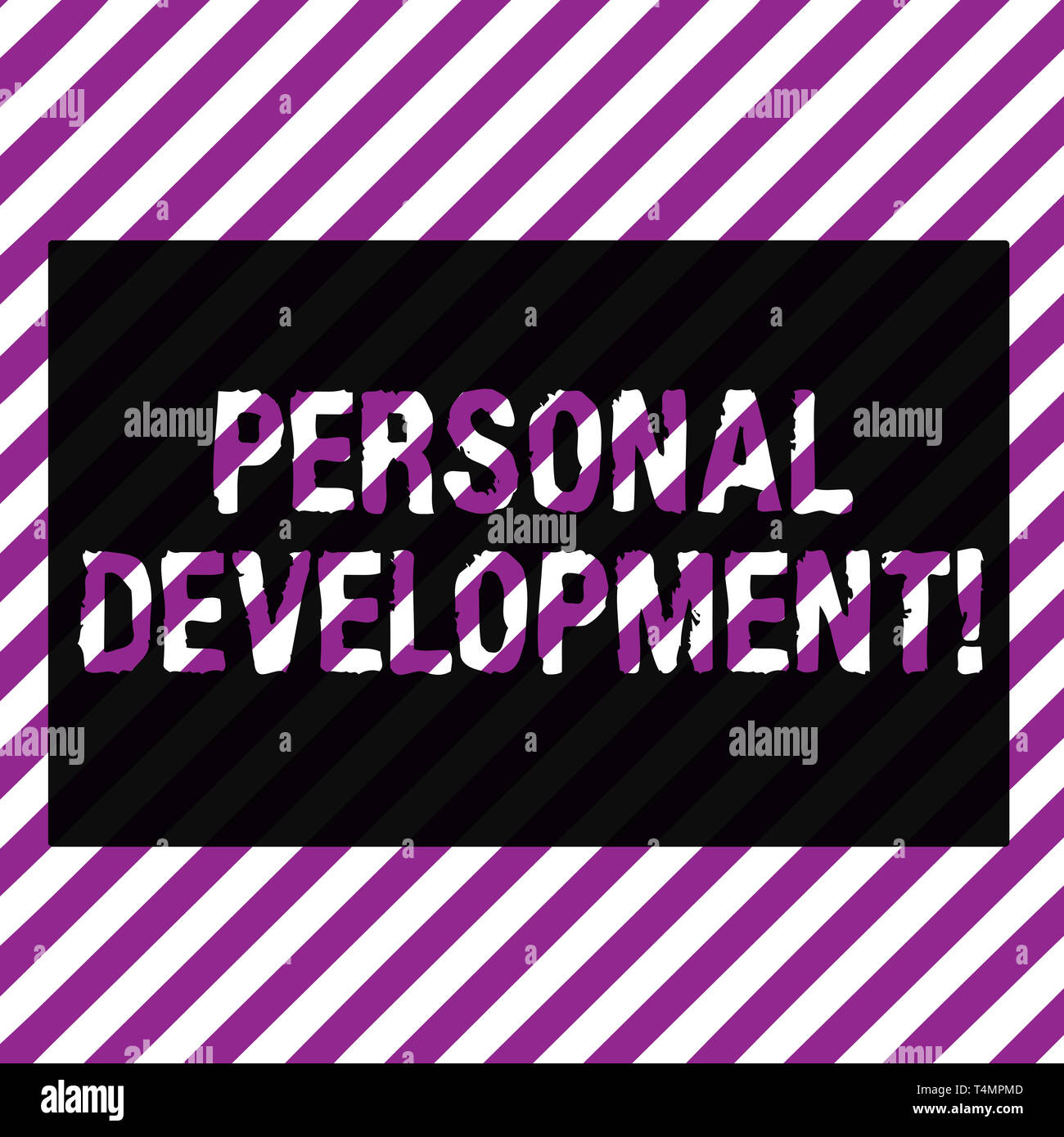 Text sign showing Personal Development. Business photo text process of ...
