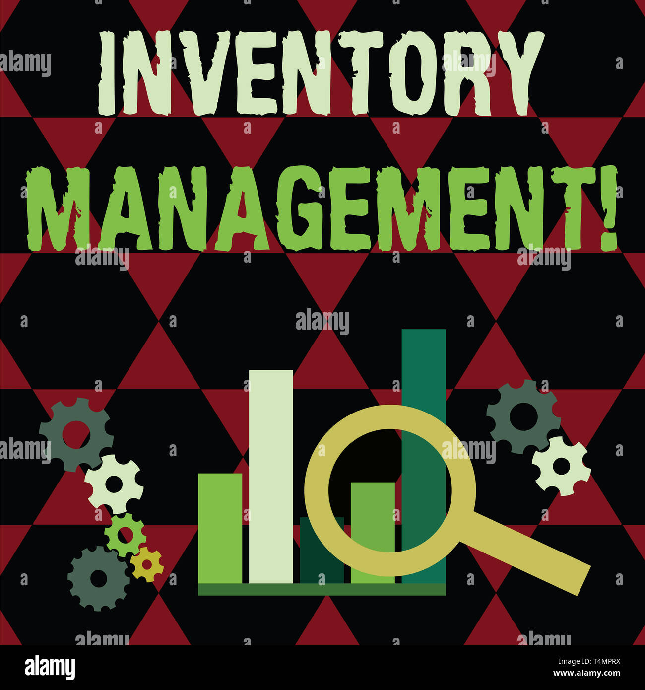 Text sign showing Inventory Management. Business photo text supervision ...