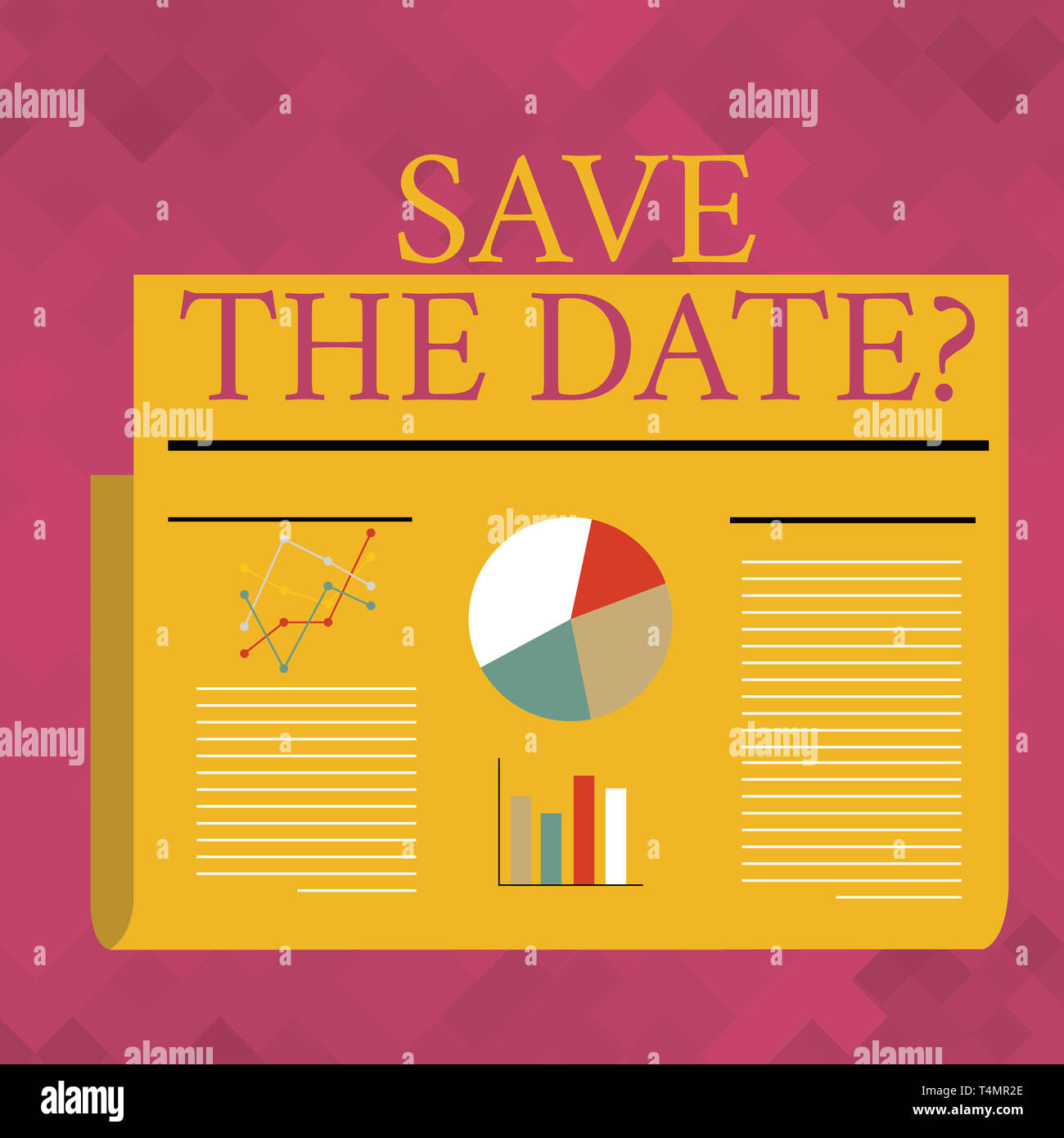 Text sign showing Save The Date question. Business photo text asking ...