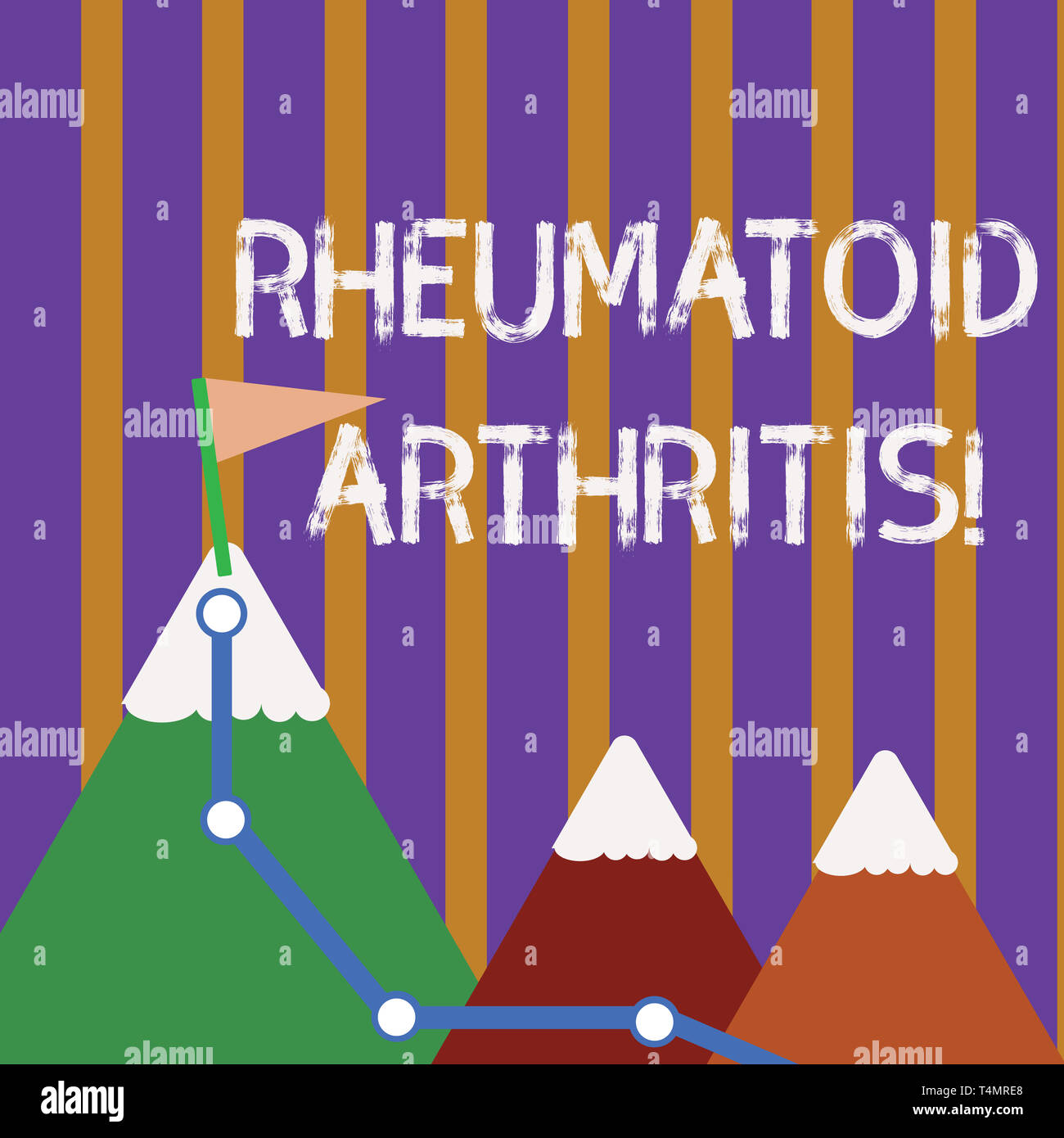 Text sign showing Rheumatoid Arthritis. Business photo showcasing ...