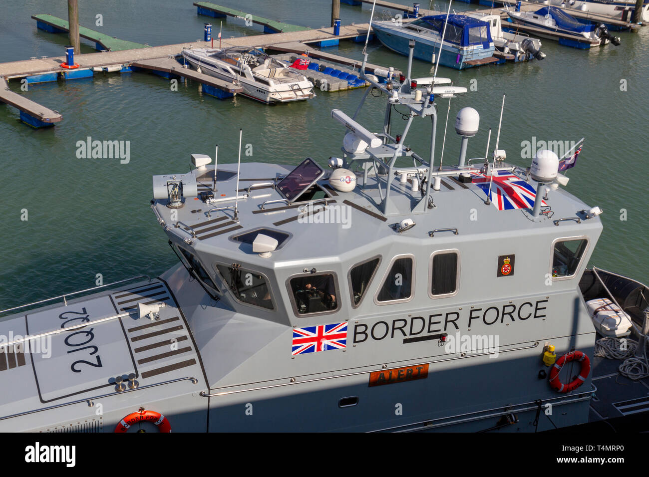 Uk border patrol boat hi-res stock photography and images - Alamy