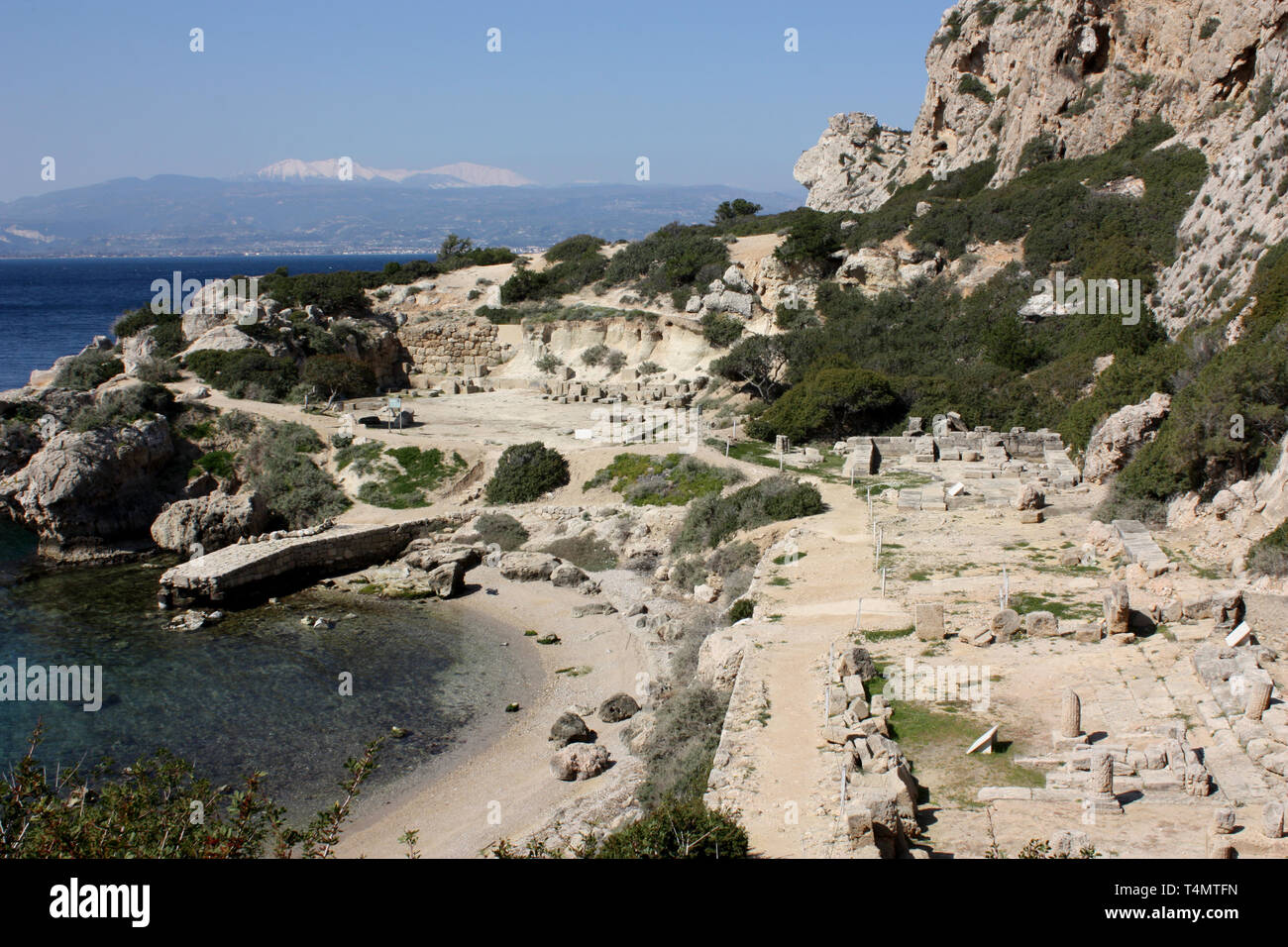 Heraion of Perachora, Greece - The ruins by the Mediterranean of the ...