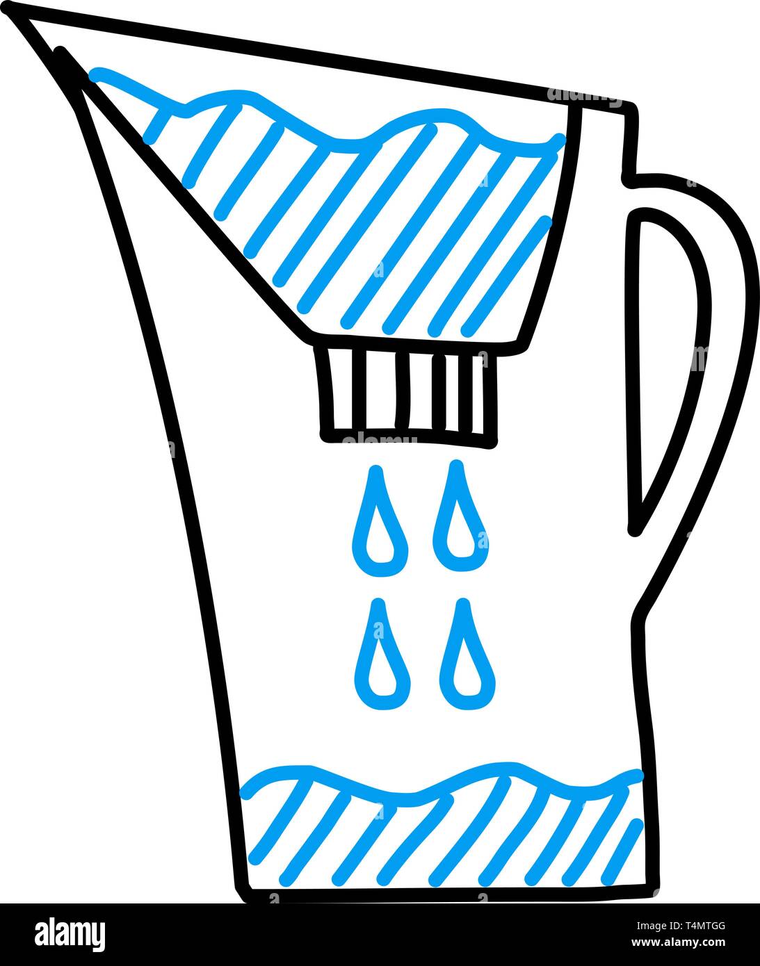Outline water filter jug hi-res stock photography and images - Alamy
