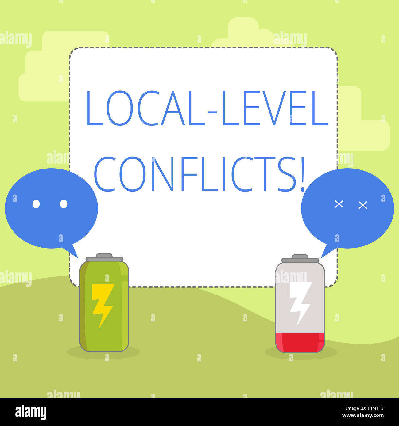 Word writing text Local Level Conflicts. Business photo showcasing ...