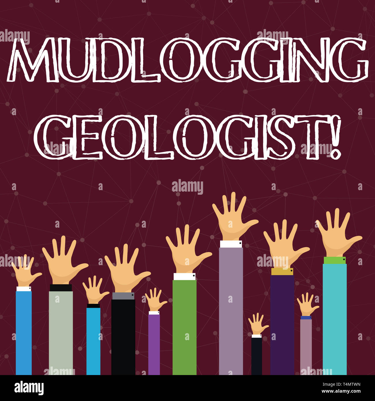 Text Sign Showing Mudlogging Geologist Business Photo Text Gather Information And Creating A