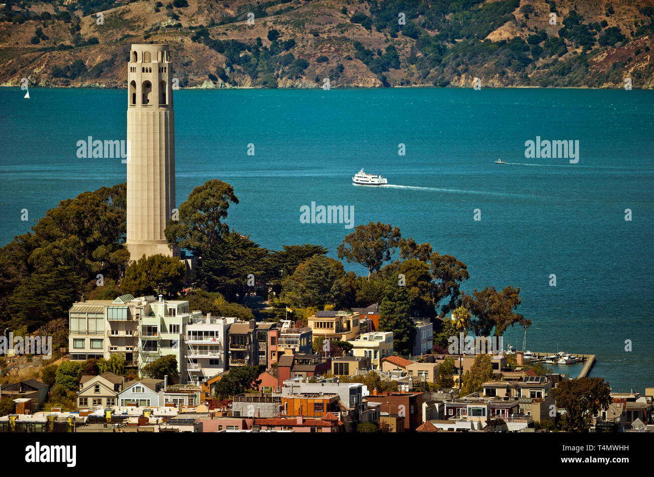 Coit tower in san francisco hi-res stock photography and images - Alamy