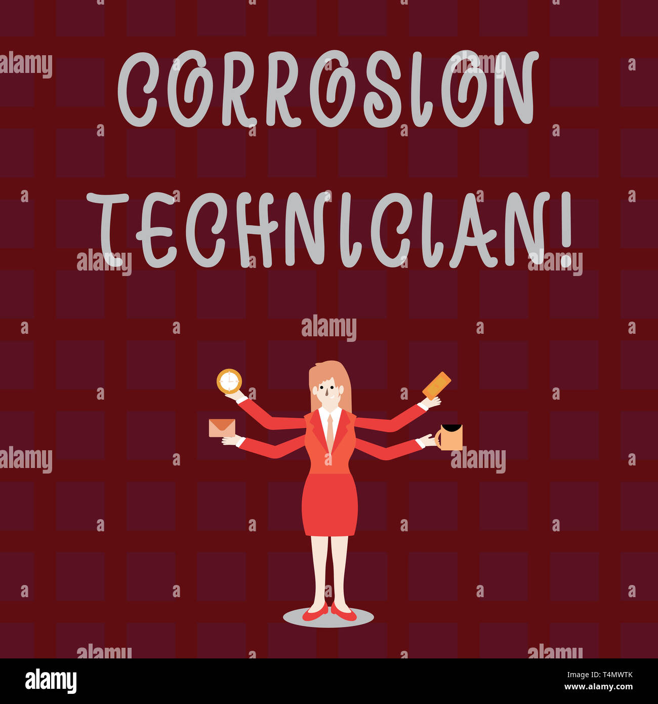 Text sign showing Corrosion Technician. Business photo showcasing ...