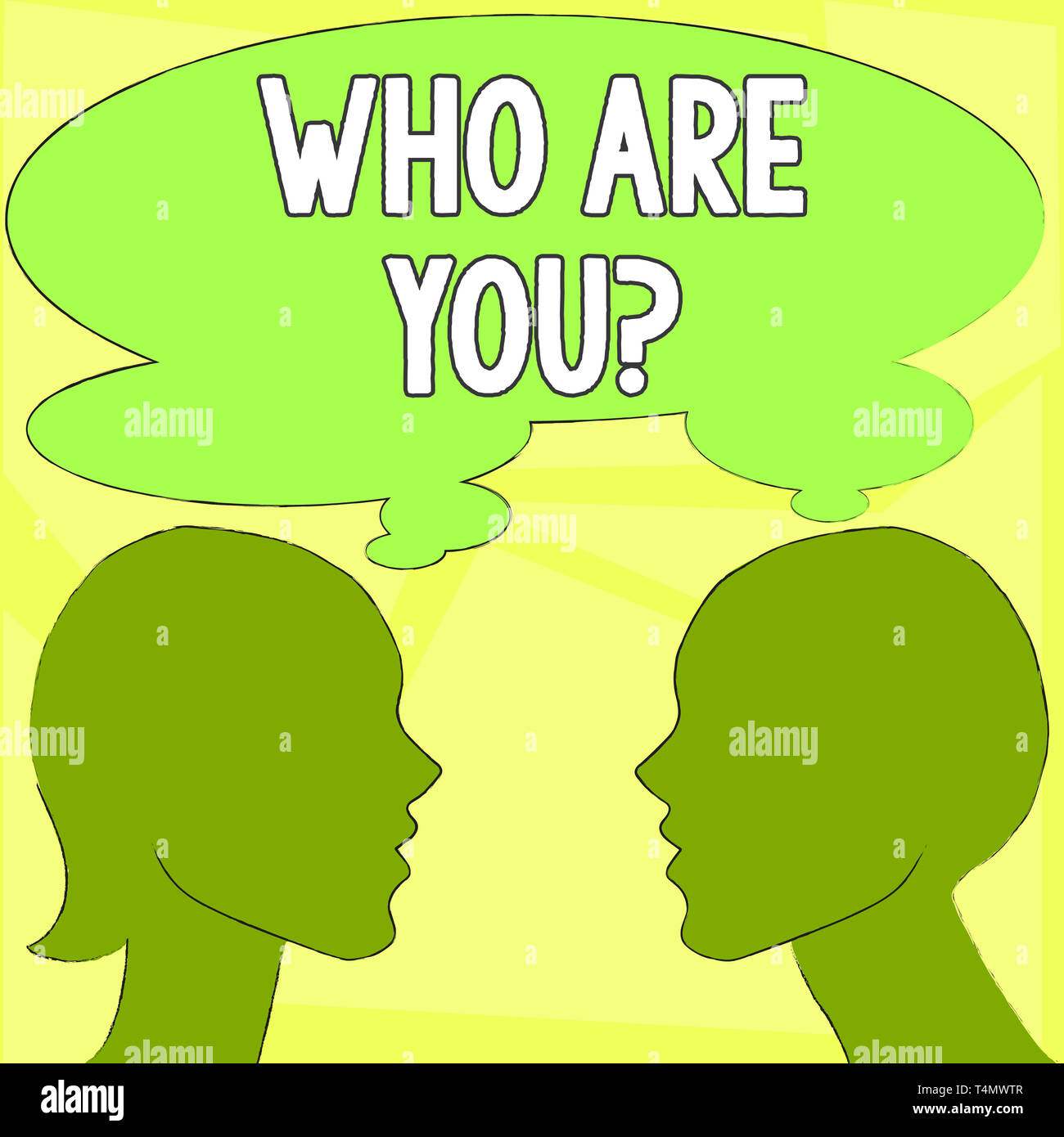Handwriting text writing Who Are You question. Conceptual photo asking ...