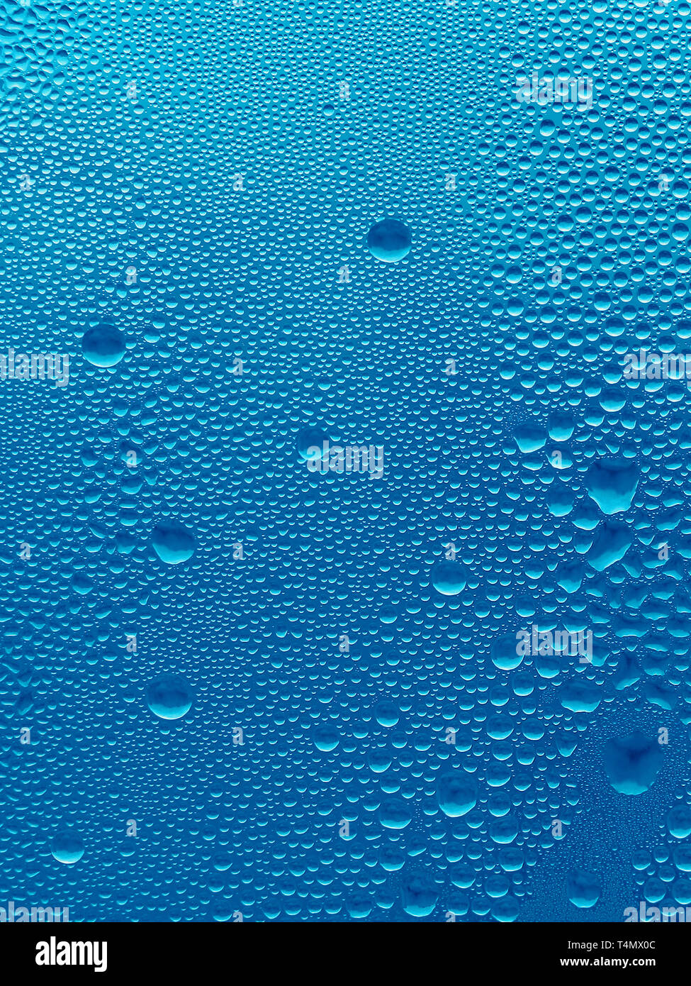texture of natural water drops on glass Stock Photo - Alamy