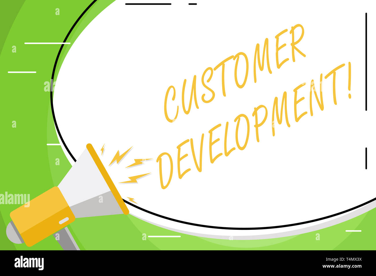 Text sign showing Customer Development. Business photo showcasing ...