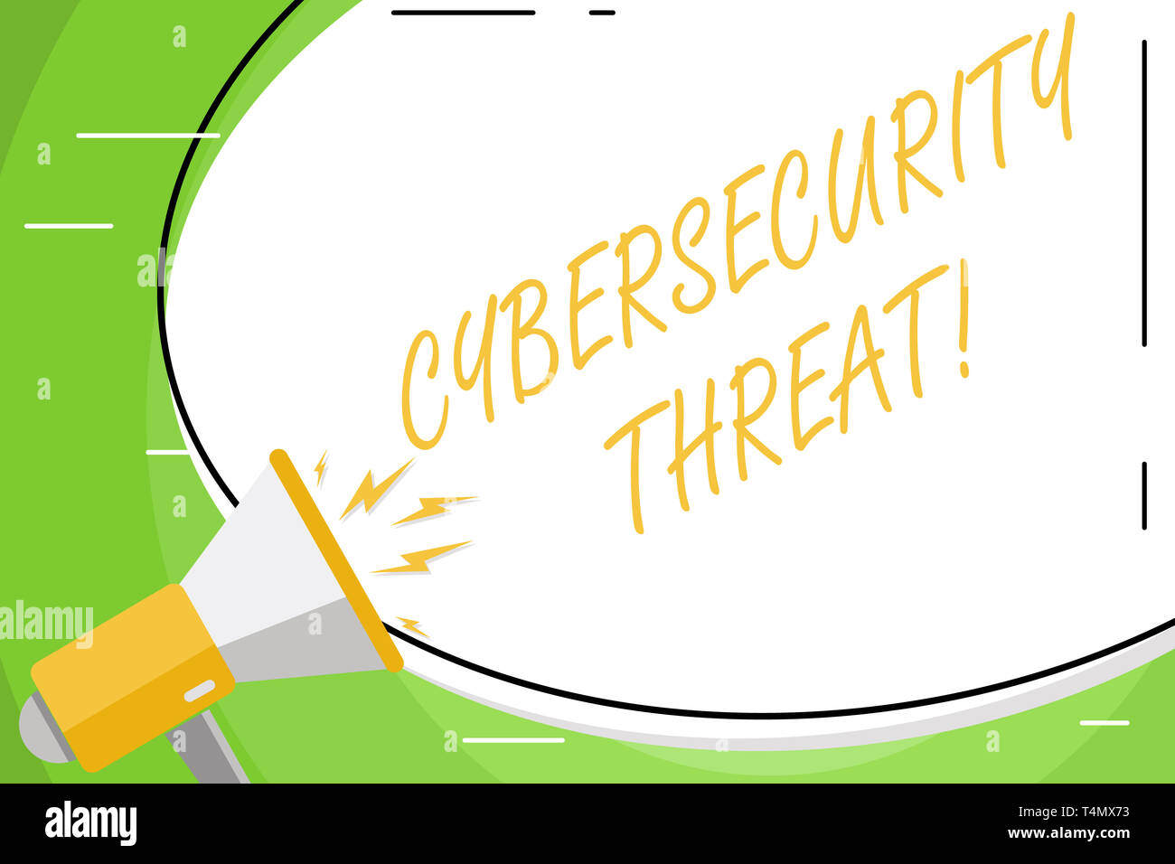 Text sign showing Cybersecurity Threat. Business photo showcasing ...