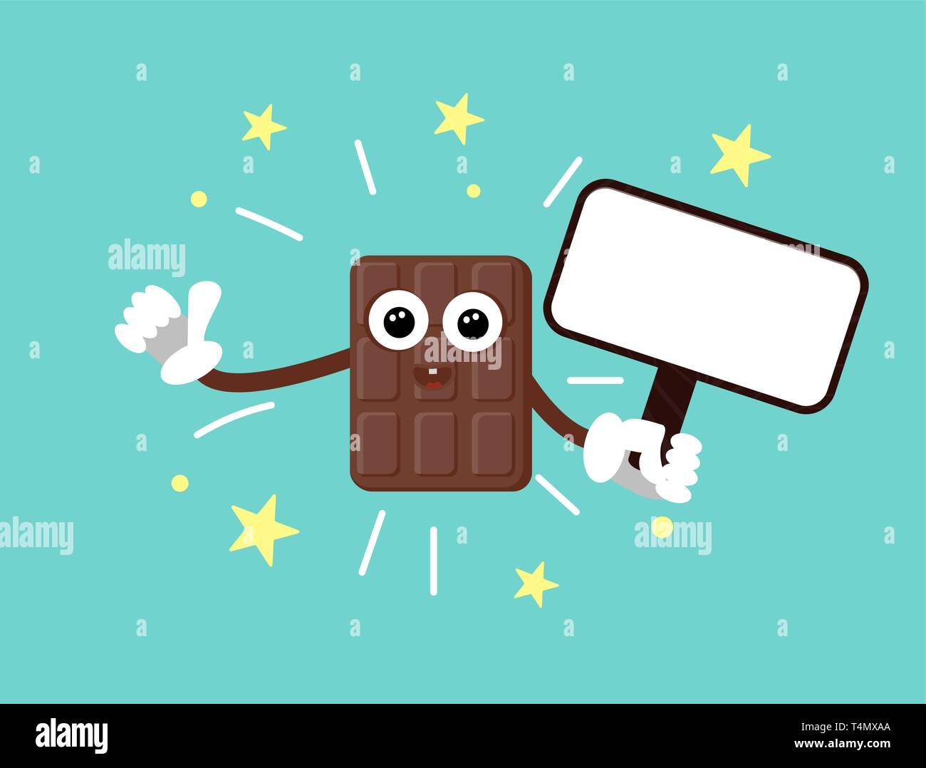 Gloves sign on brown Stock Vector Images - Alamy