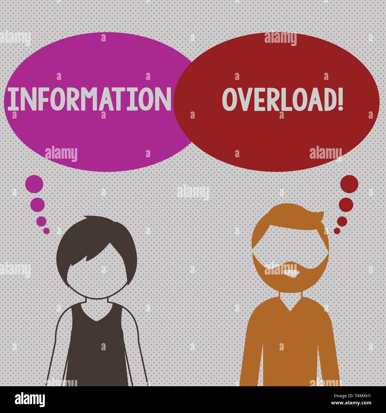 Writing note showing Information Overload. Business concept for ...