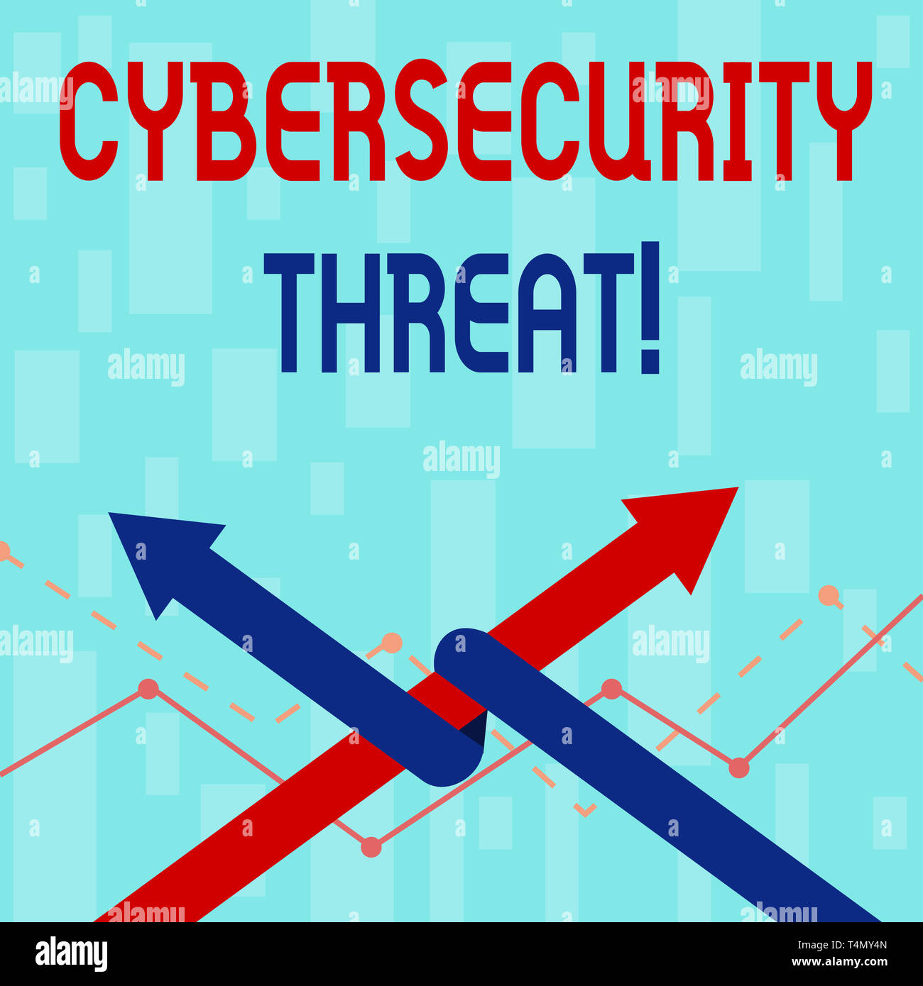 Writing note showing Cybersecurity Threat. Business concept for ...