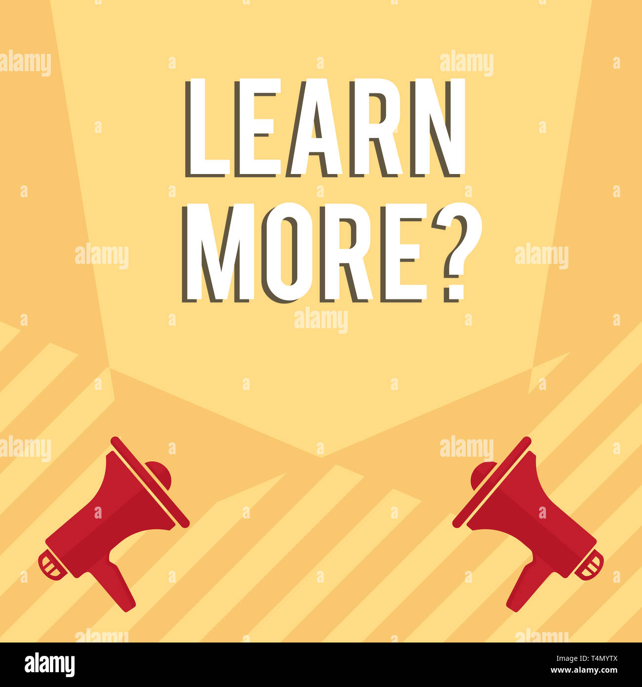 Handwriting text writing Learn More question. Conceptual photo gain ...