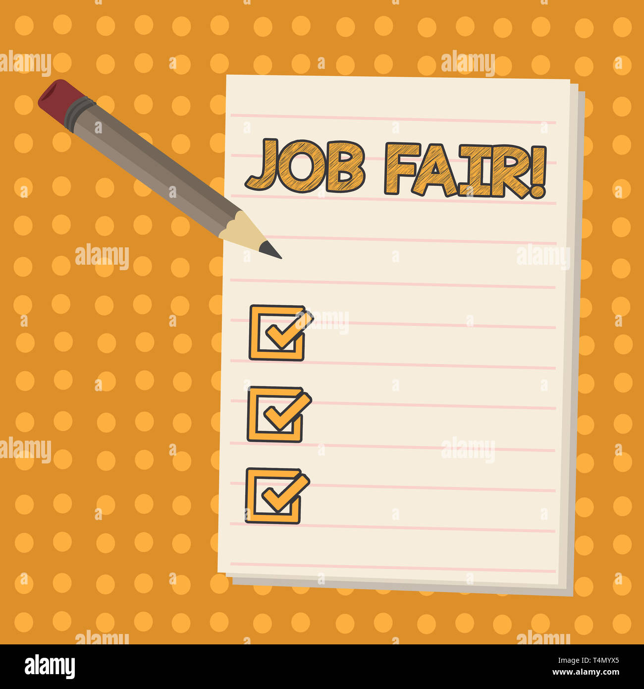 Conceptual hand writing showing Job Fair. Concept meaning event in ...
