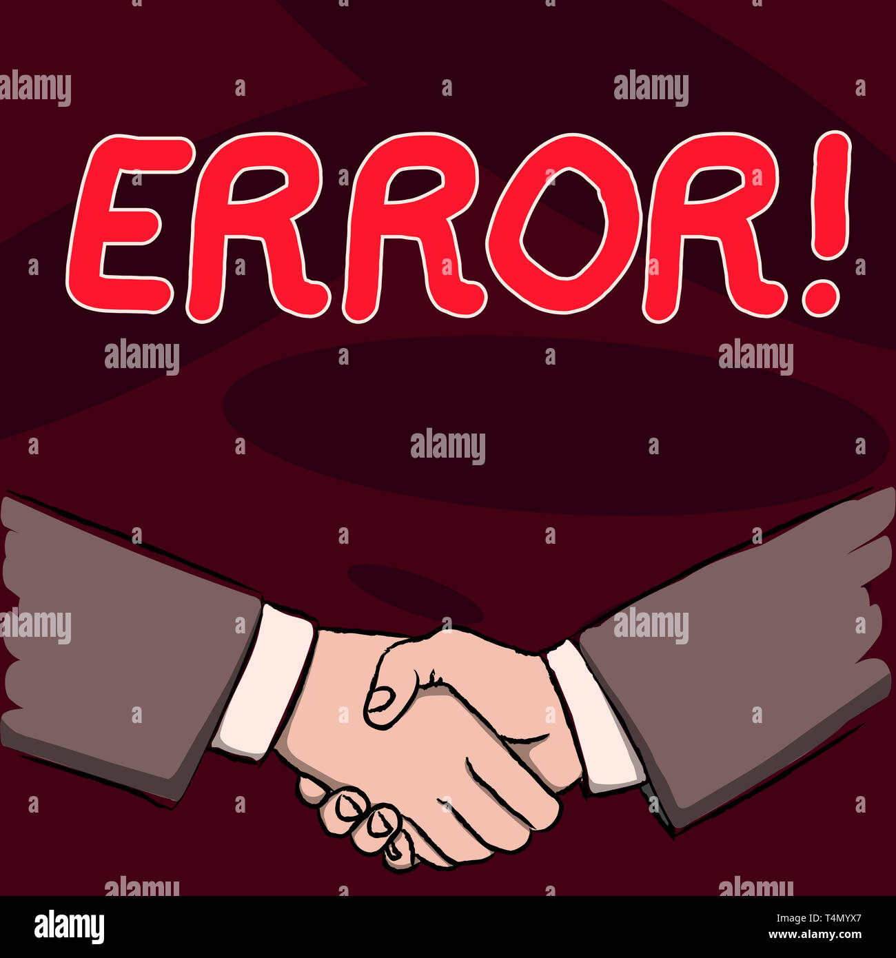 Glitch danger sign in hands hi-res stock photography and images - Alamy
