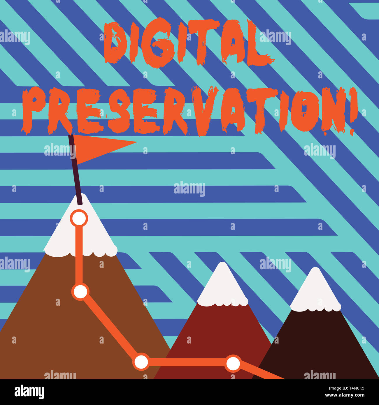 Conceptual hand writing showing Digital Preservation. Concept meaning ...