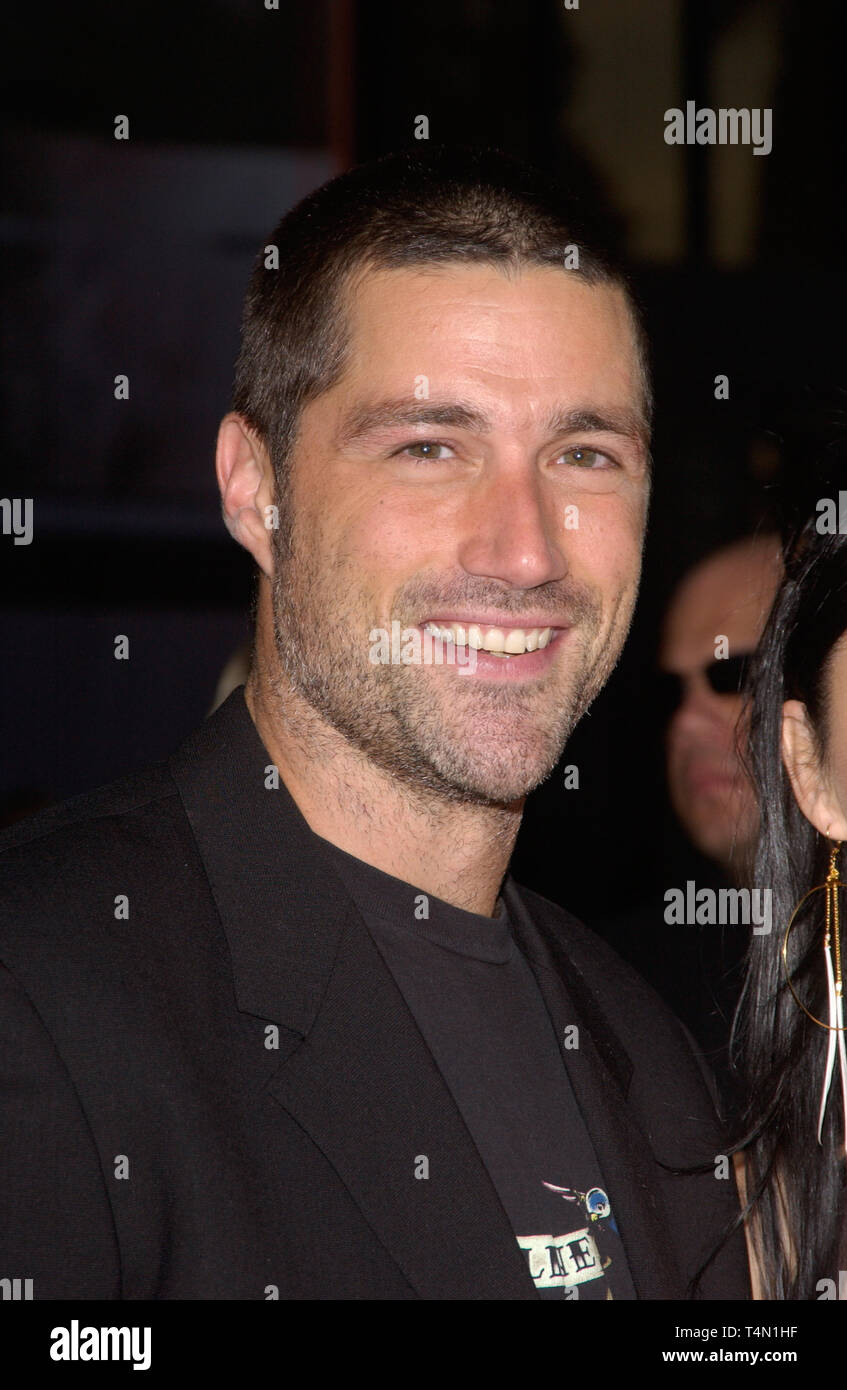 LOS ANGELES, CA. November 14, 2004: Los Angeles, CA: Actor MATTHEW FOX ...