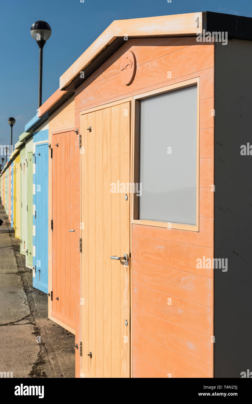 Colourful beach hut windows hi-res stock photography and images - Alamy