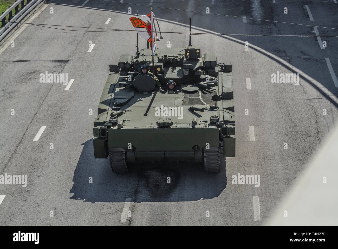 Ifv kurganets top view hi-res stock photography and images - Alamy