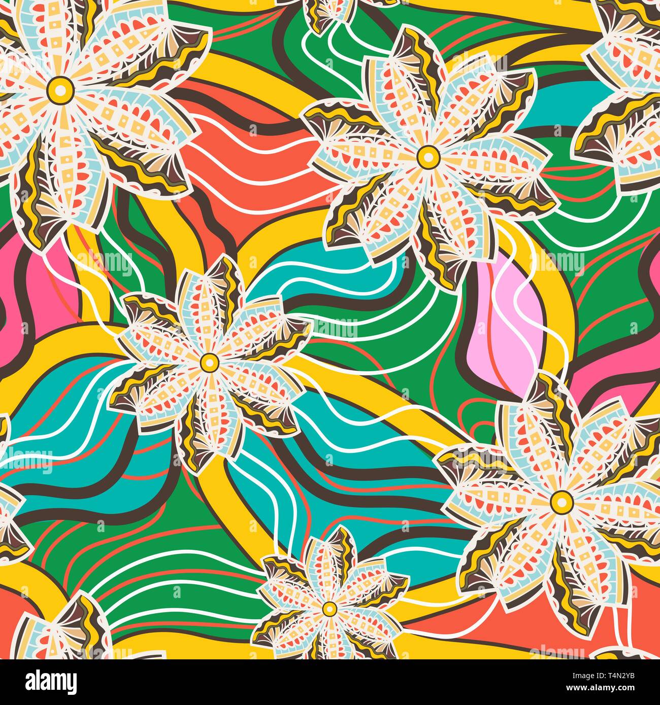 Flowers of peru Stock Vector Images - Alamy