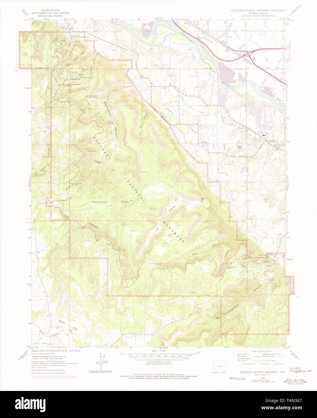 Colorado monument Cut Out Stock Images & Pictures - Alamy