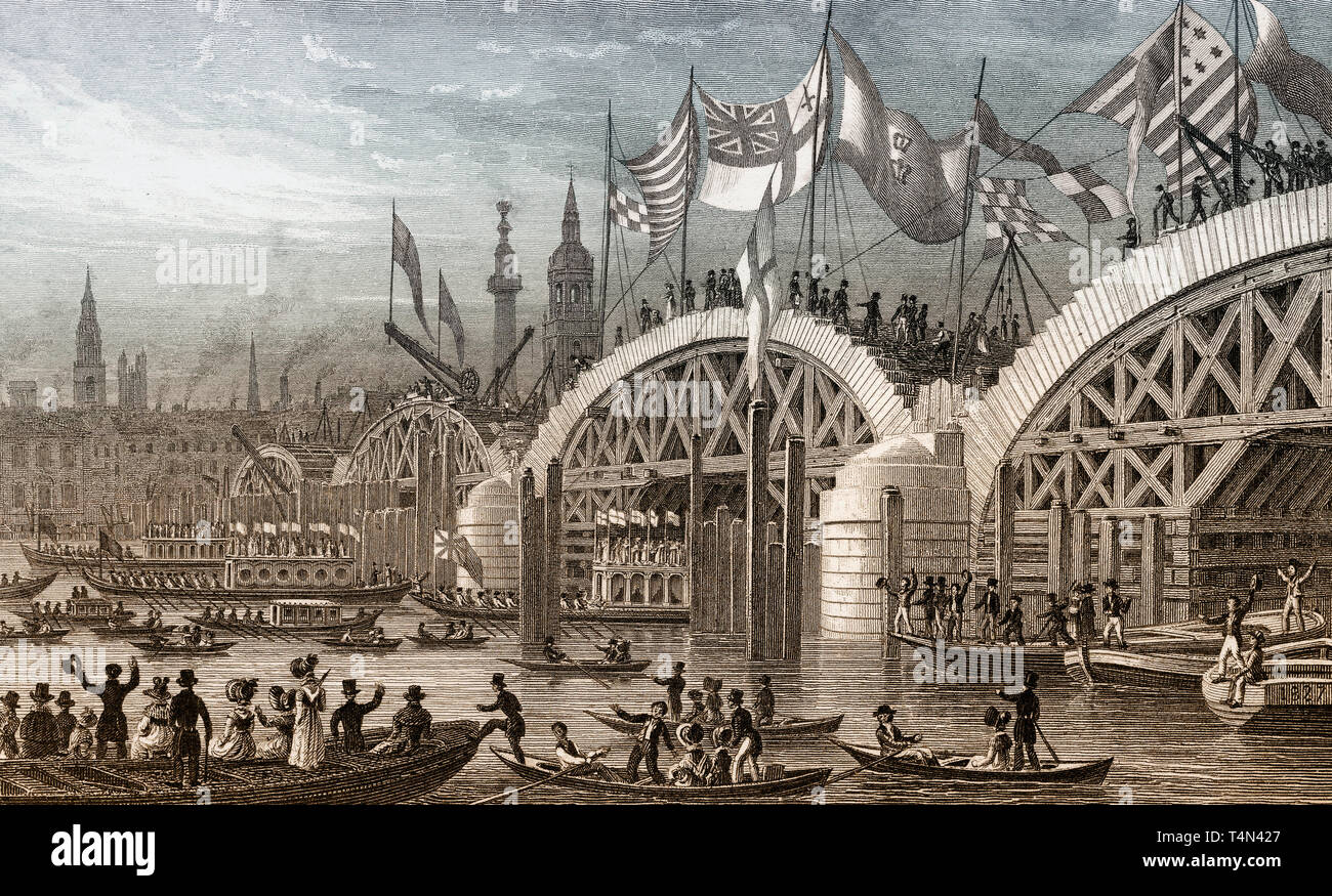 Under the arches of london bridge hi-res stock photography and images ...